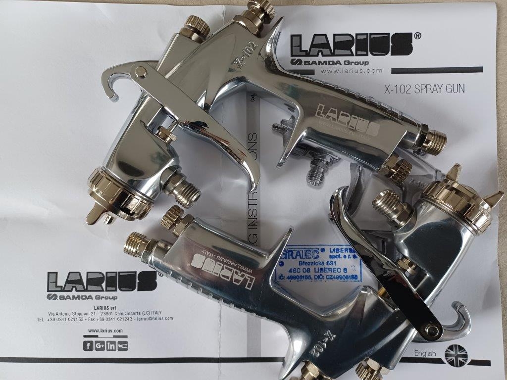 Larius X-102 vzduchová pistole spodní prívod | Gratec sro Liberec ...